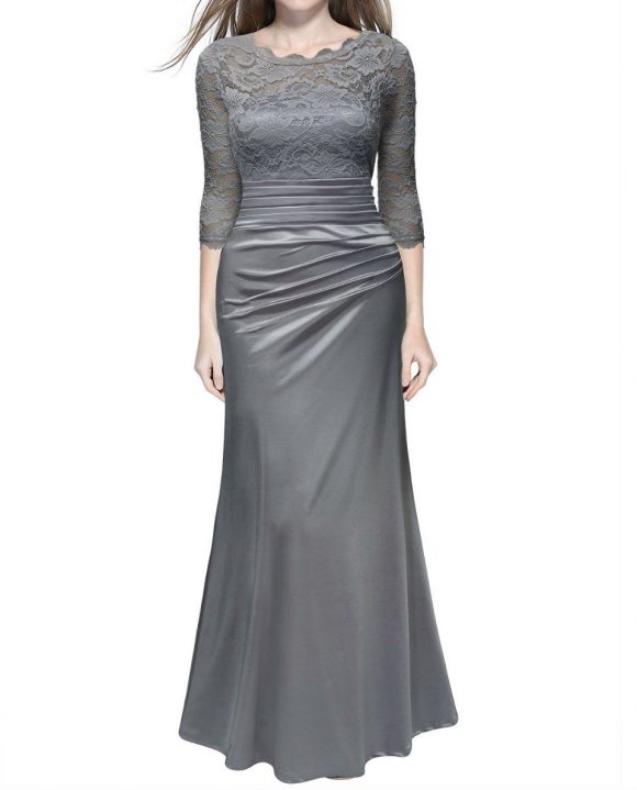 Vintage Woman Long Maxi Evening Dress | Fashion Made In Italia